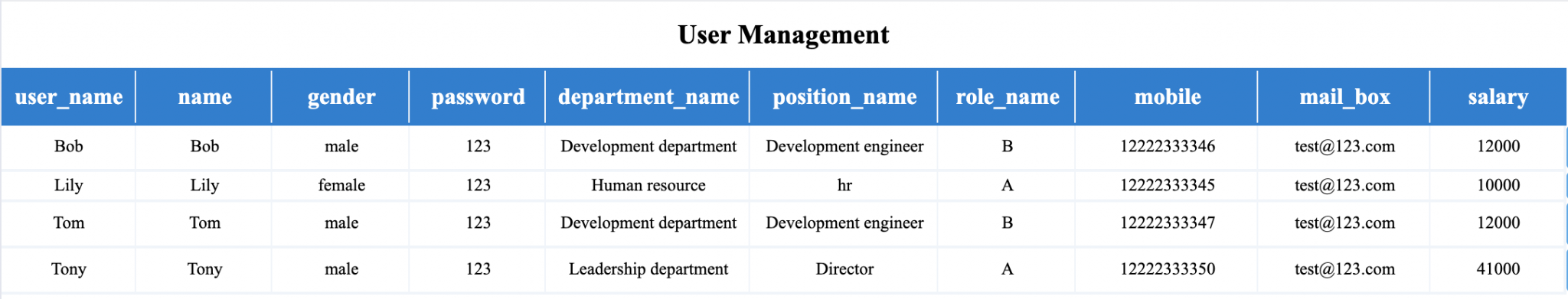 HR Reporting & Dashboard Templates, Example, Structure